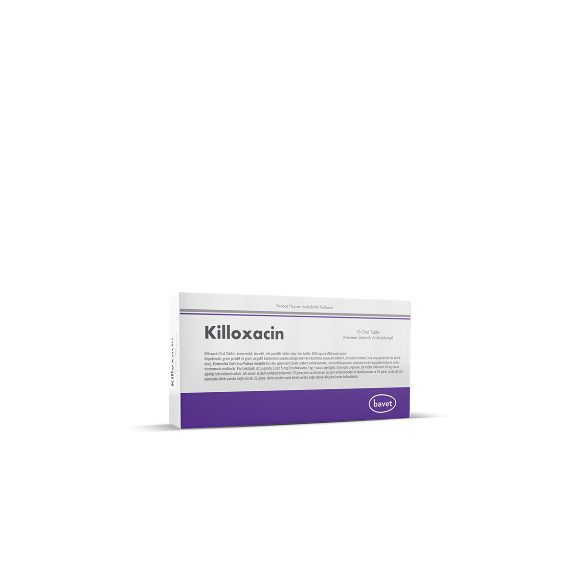 Killoxacin Oral Tablet - Bavet İlaç San. ve Tic. A.Ş.